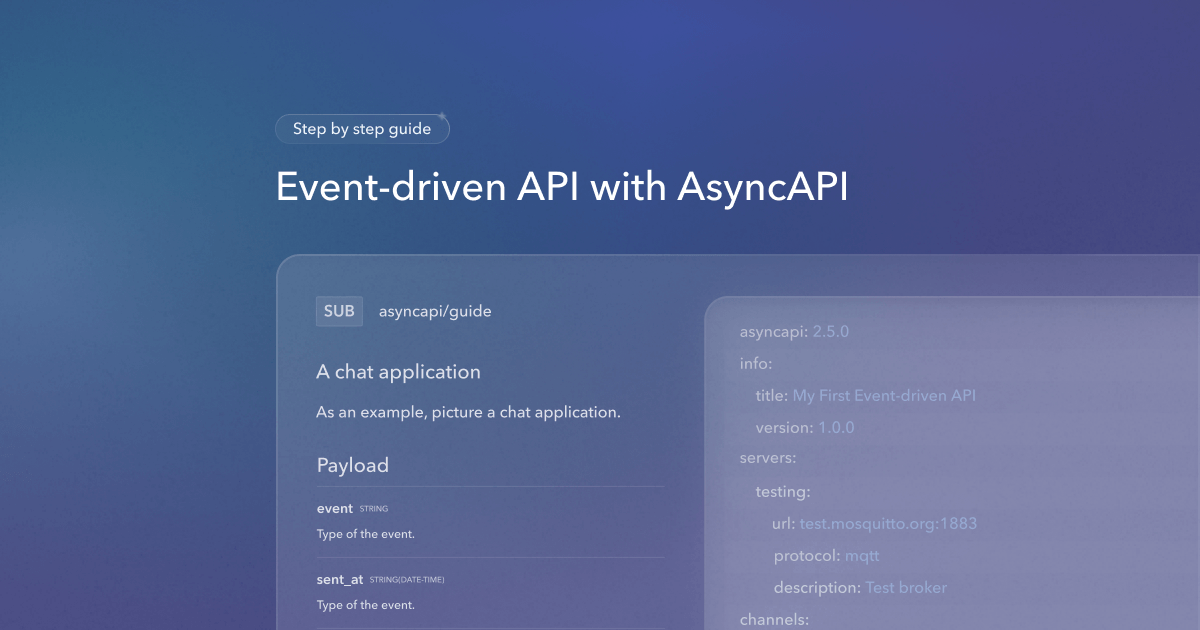 An AsyncAPI Example: Building Your First Event-driven API · Bump.sh